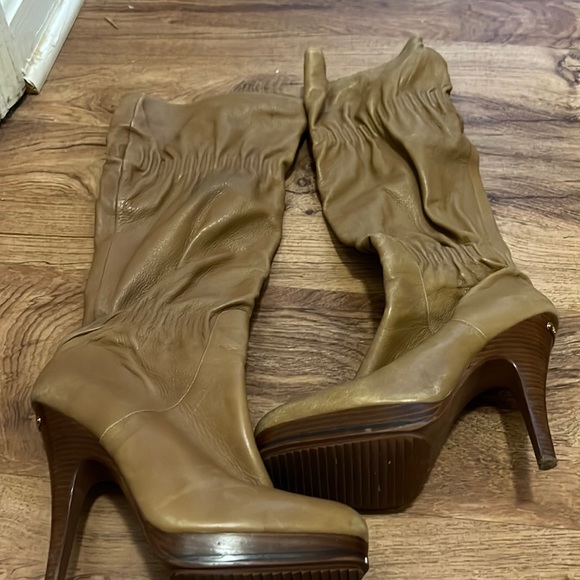 MICHAEL Michael Kors | Shoes | Michael Kors Calf High Boots Some Wear ...